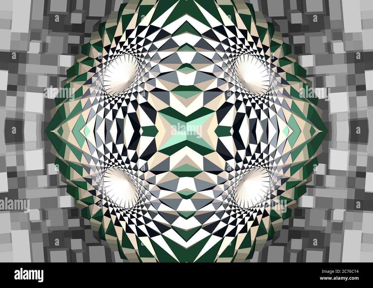 Abstract geometric optical illusion figure Stock Vector Image & Art - Alamy