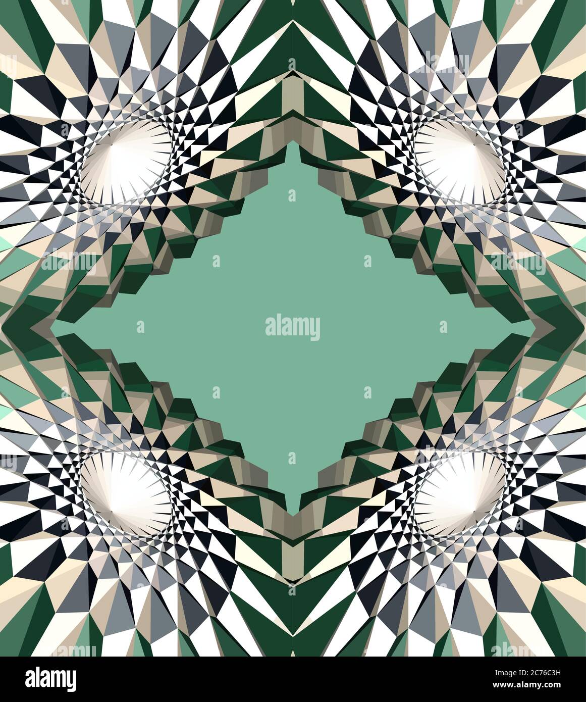 Abstract geometric optical illusion figure Stock Vector Image & Art - Alamy