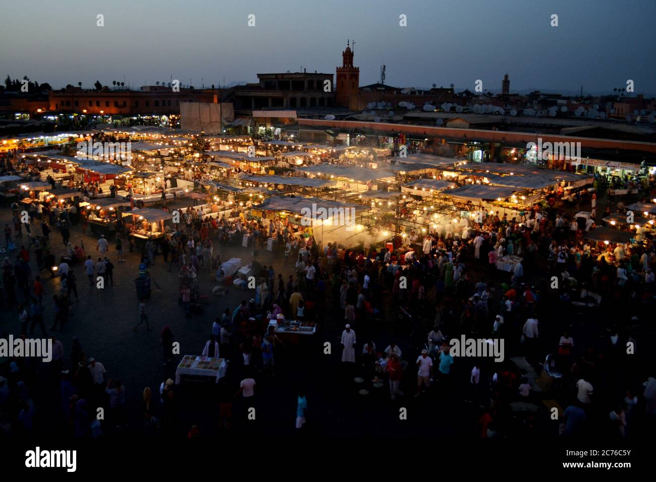 Night market in Marrakesh Stock Photo - Alamy