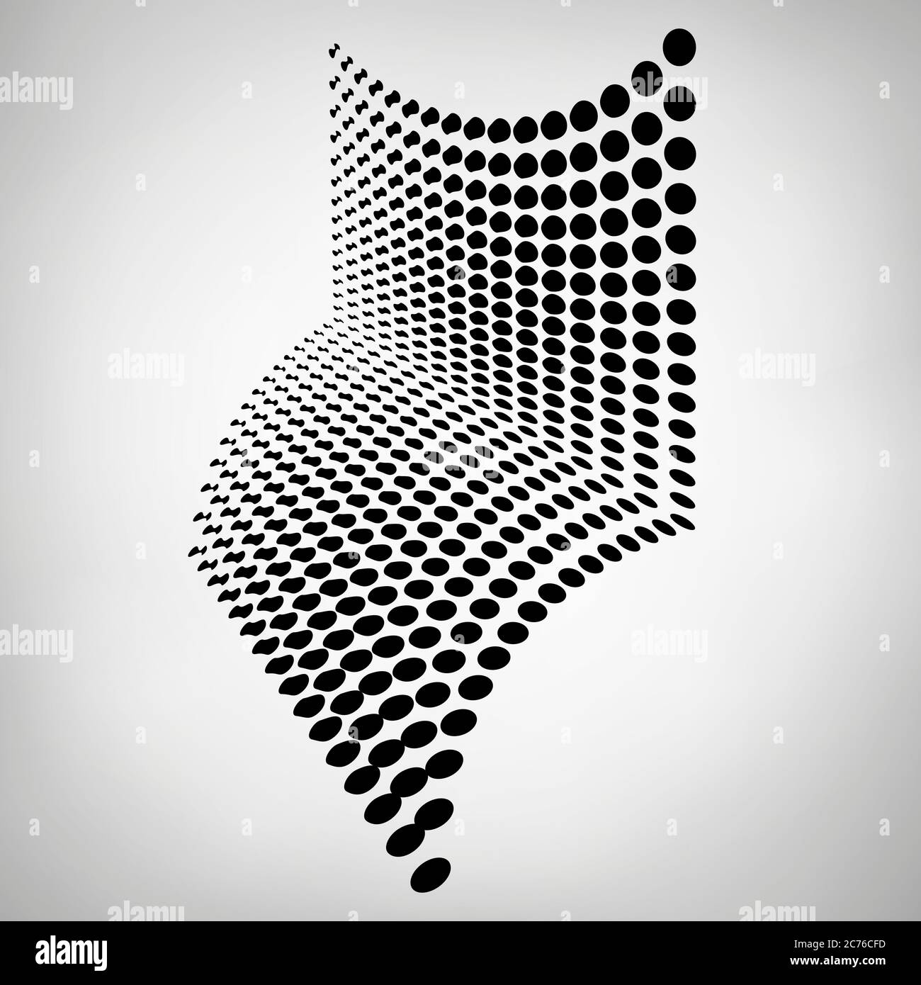 Abstract geometric element with distortion effect Stock Vector Image ...