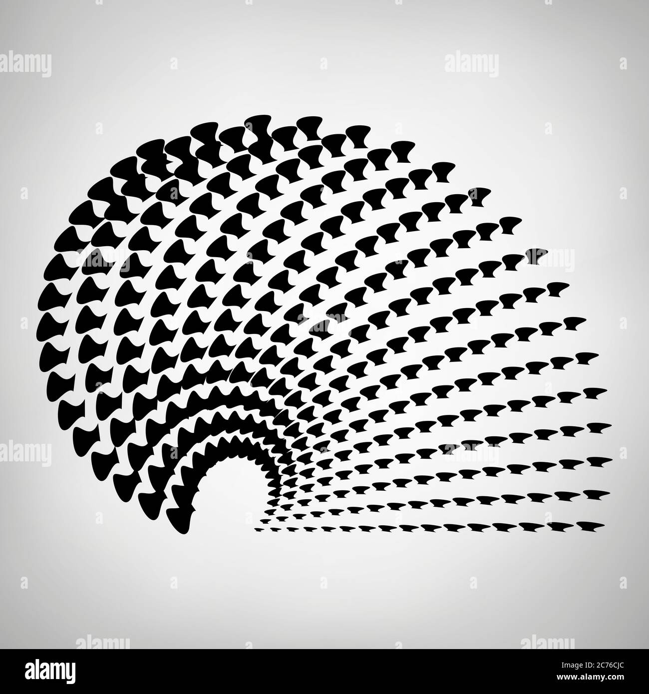 Abstract geometric element with distortion effect Stock Vector Image ...