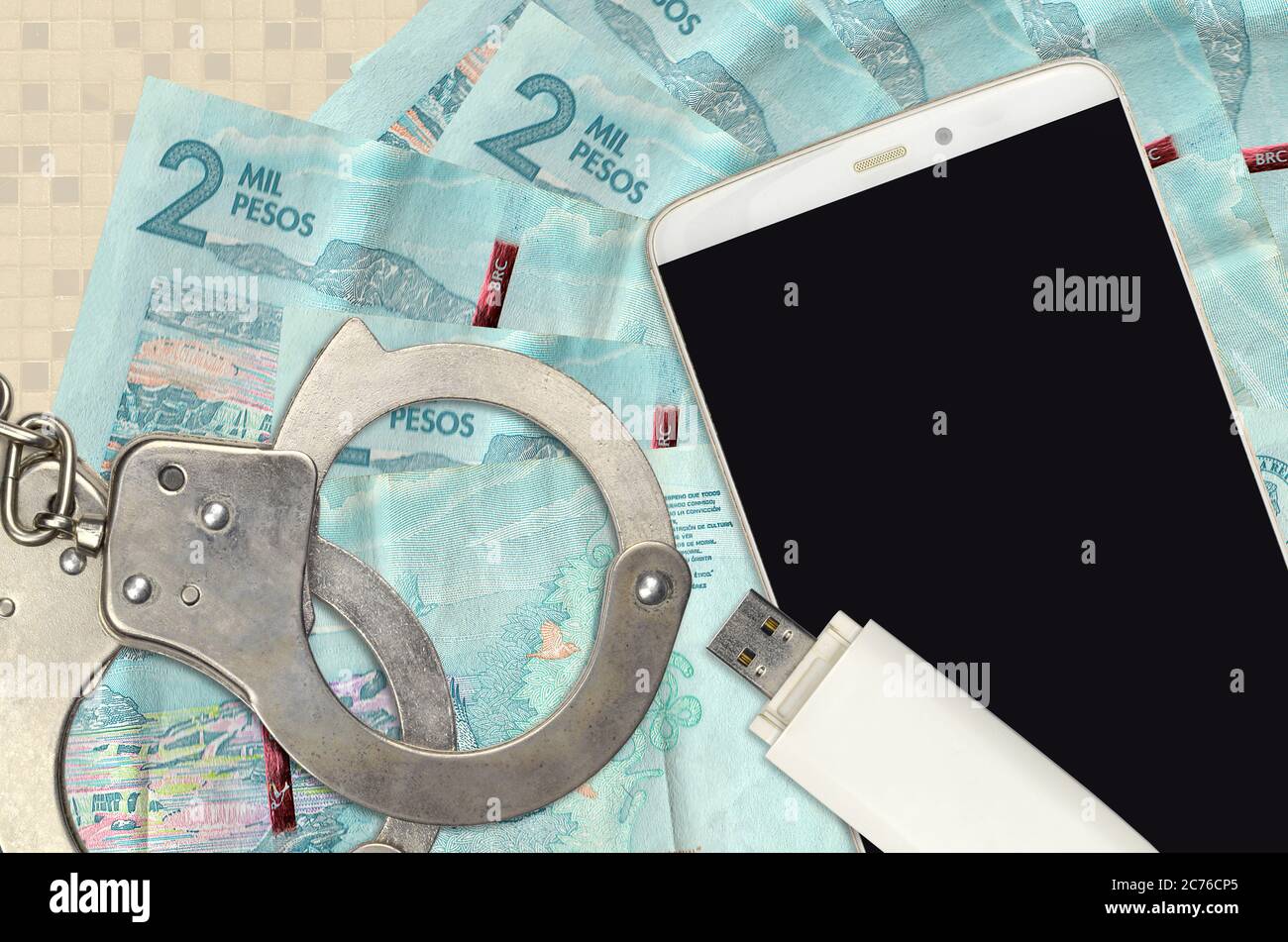 Colombia police bills hi-res stock photography and images - Alamy