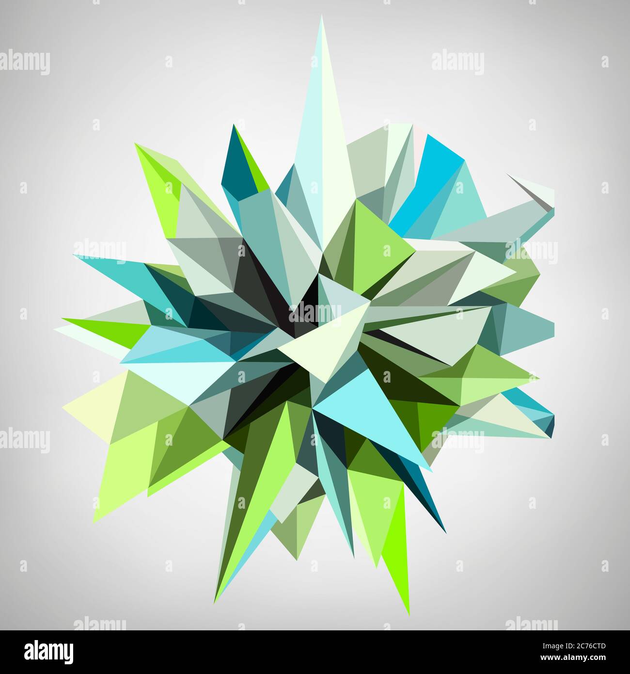 Abstract geometric asymmetric form design Stock Vector Image & Art - Alamy
