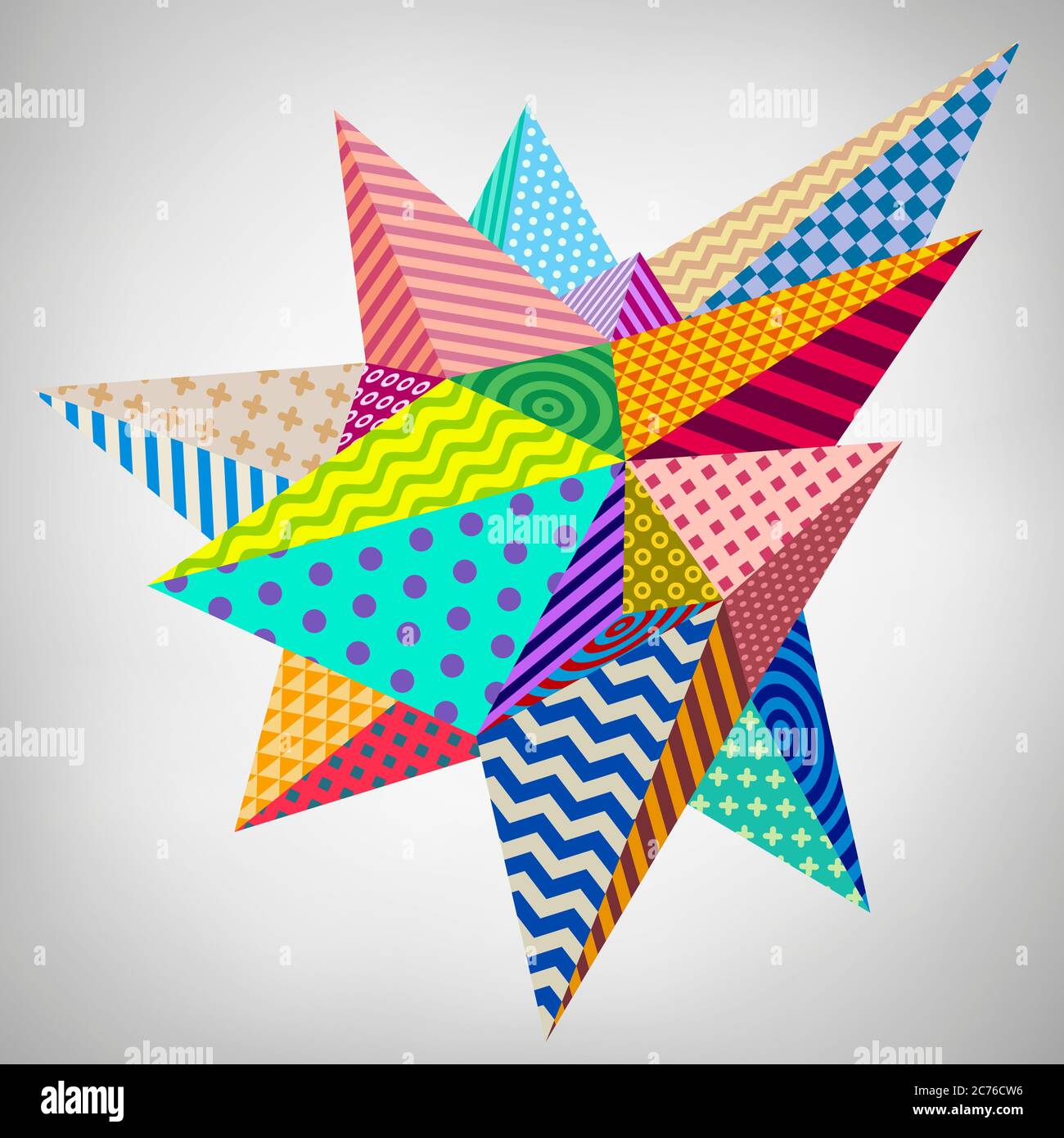 Abstract geometric modern asymmetric form design Stock Vector Image ...