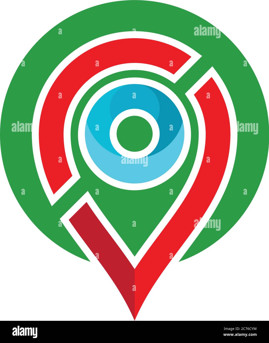 Location point Logo vector template Stock Vector Image & Art - Alamy