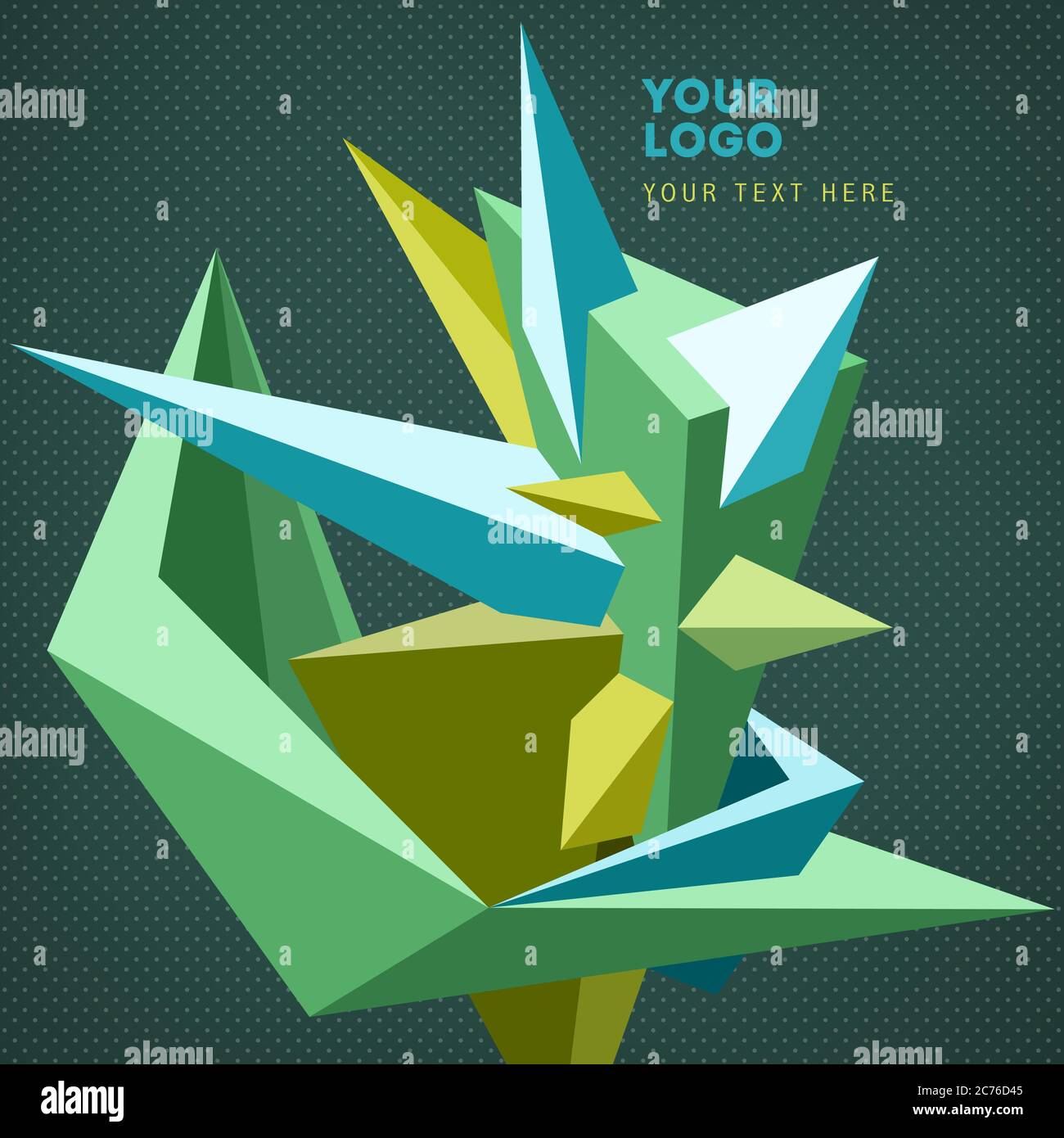 Abstract geometric modern asymmetric form design Stock Vector Image ...