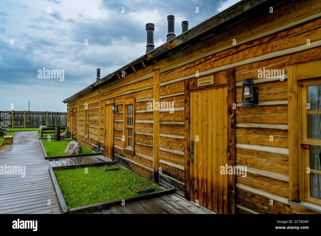 Officer's Quarters, 1875, North West Mounted Police Fort recreation ...