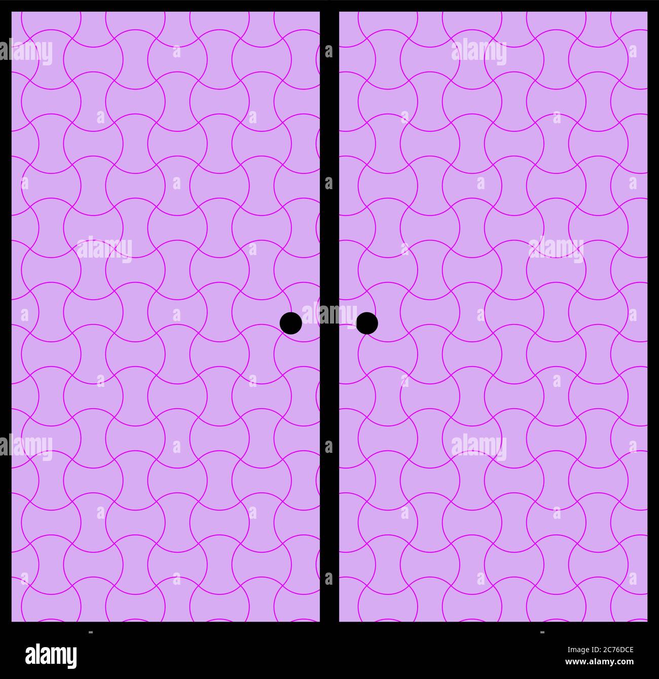 This is a illustration of Colorful Beautiful Japanese sliding door ...