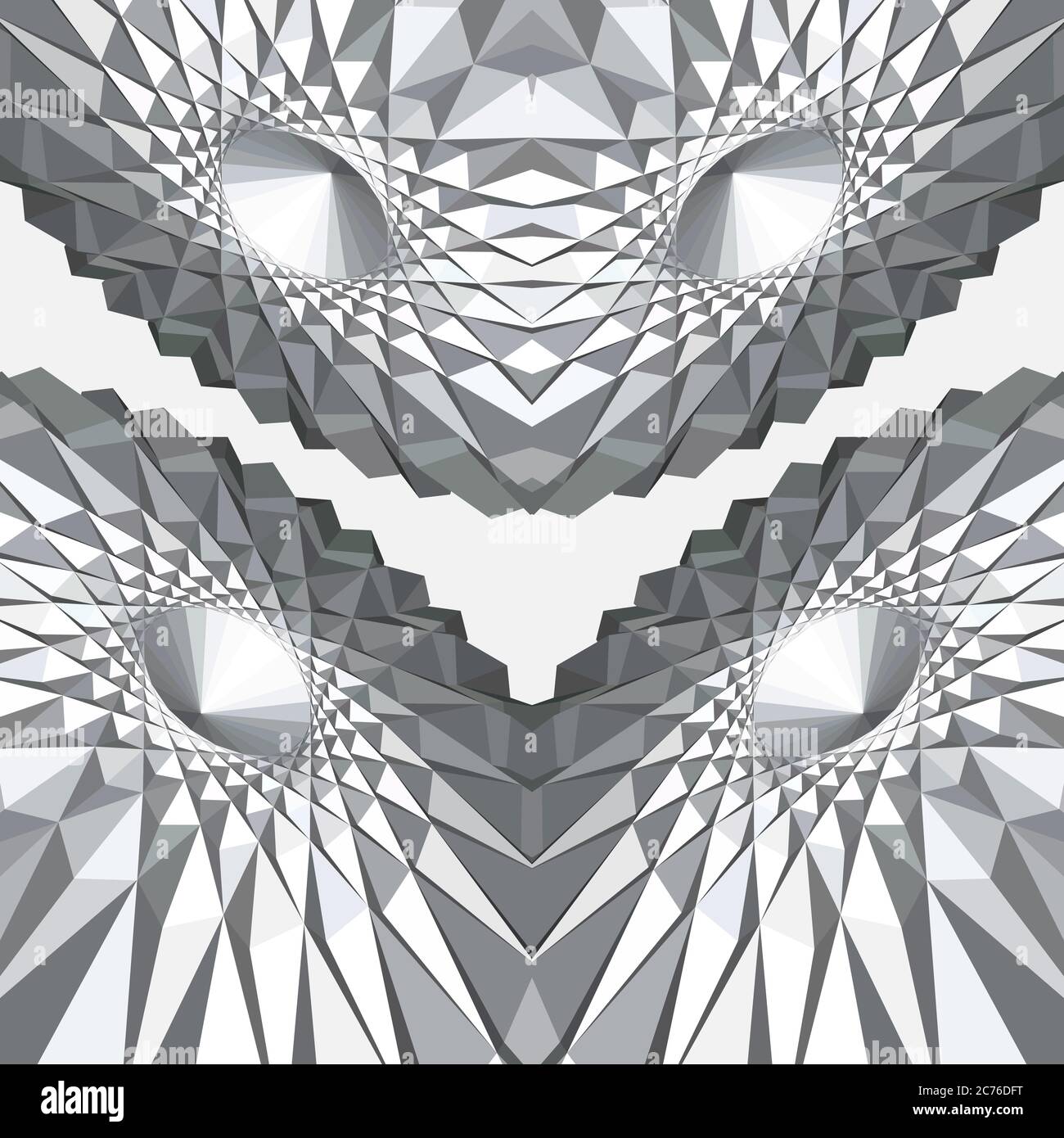 Abstract geometric optical illusion figure Stock Vector Image & Art - Alamy