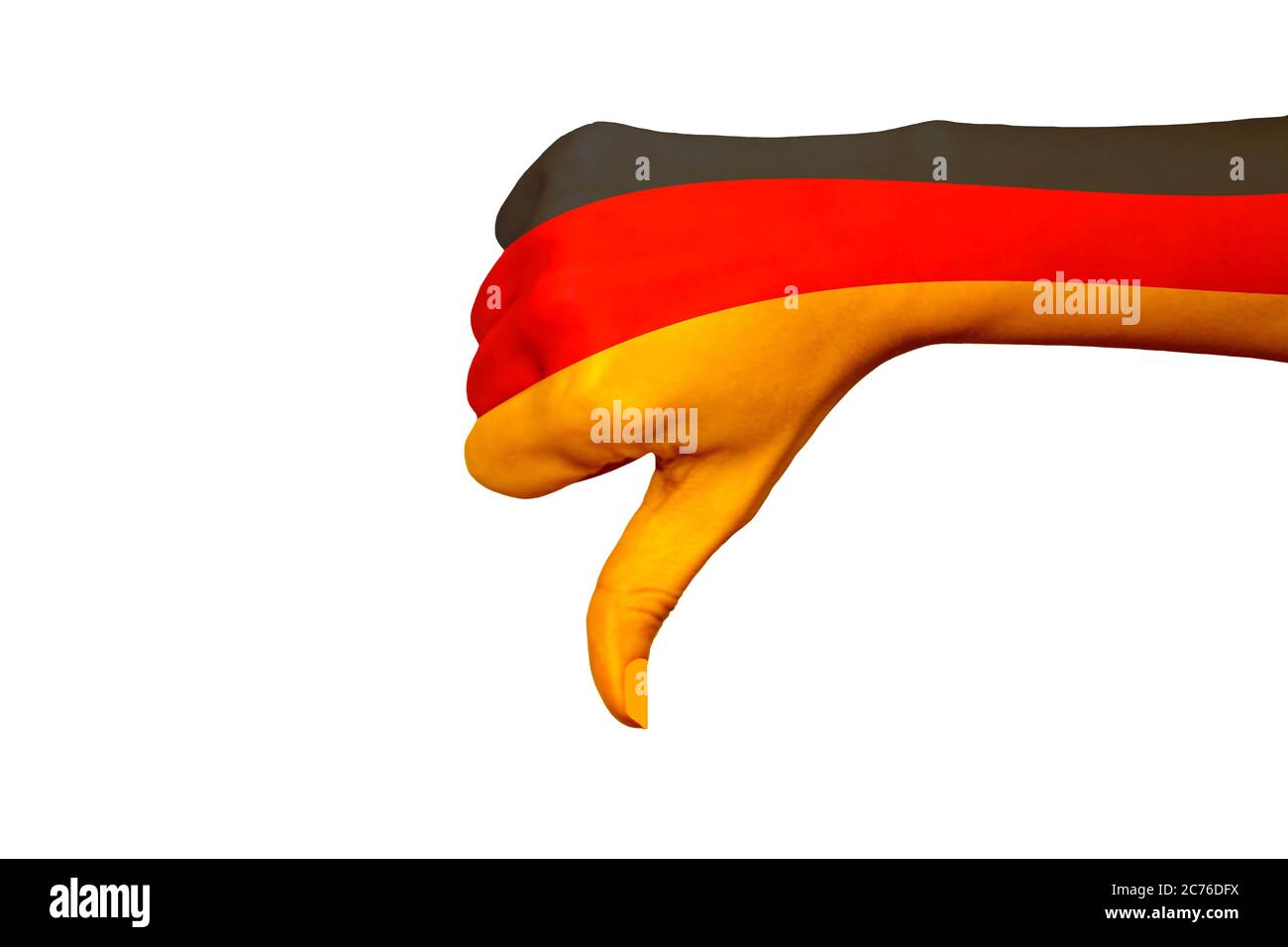 Conflict concept flag germany Cut Out Stock Images & Pictures - Alamy