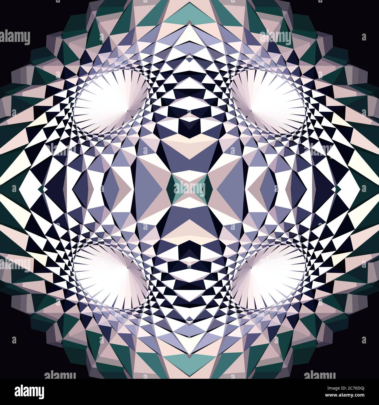 Abstract geometric optical illusion figure Stock Vector Image & Art - Alamy