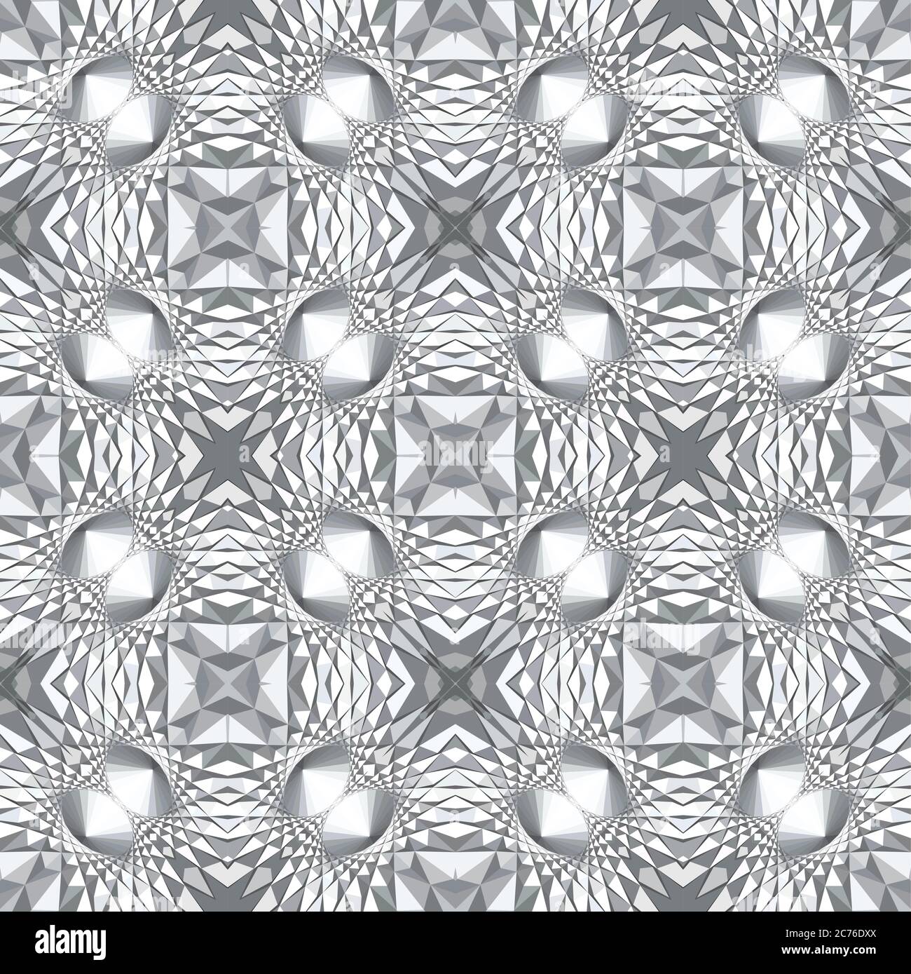 Abstract geometric futuristic seamless pattern Stock Vector Image & Art ...