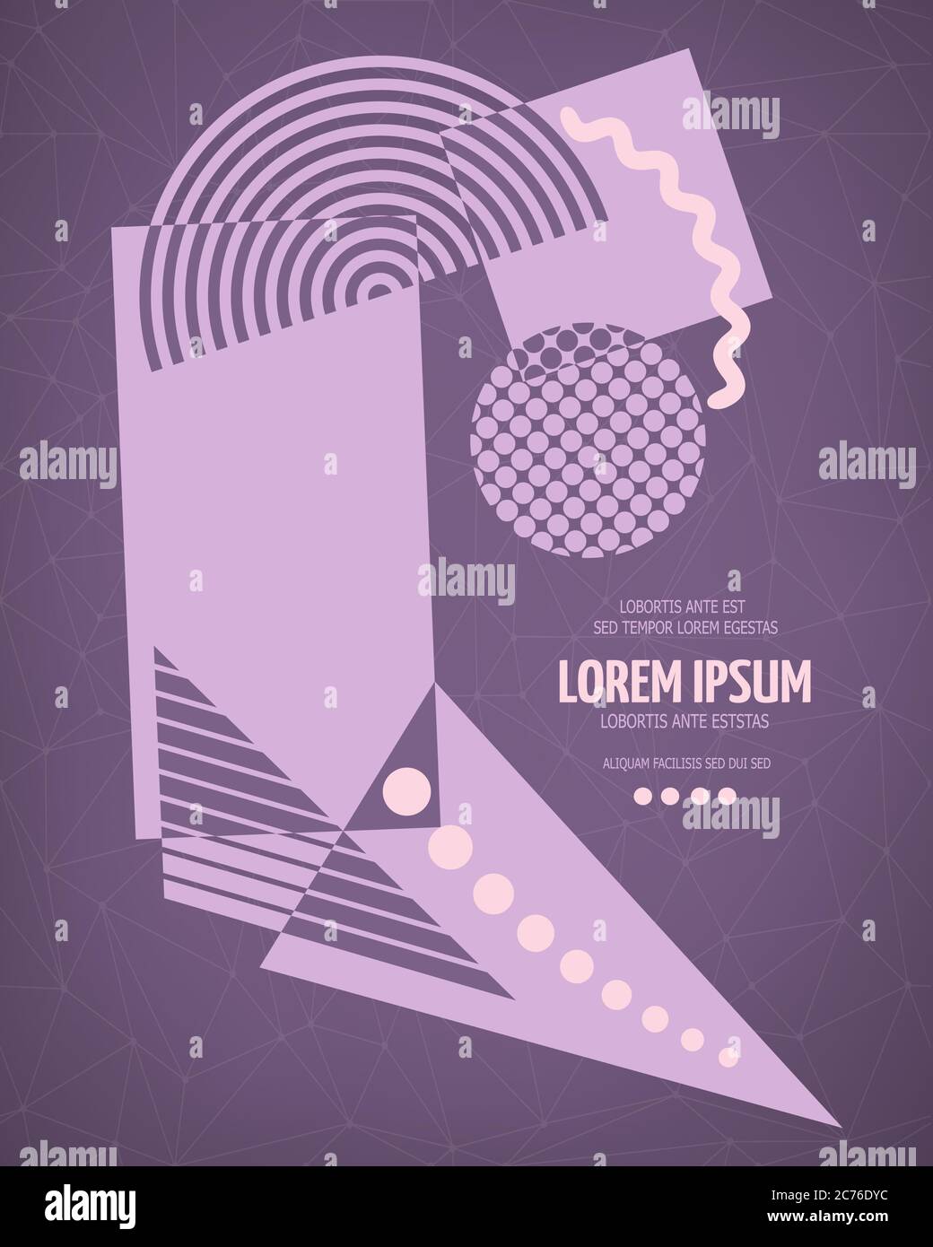 Abstract geometric modern asymmetric design Stock Vector Image & Art ...