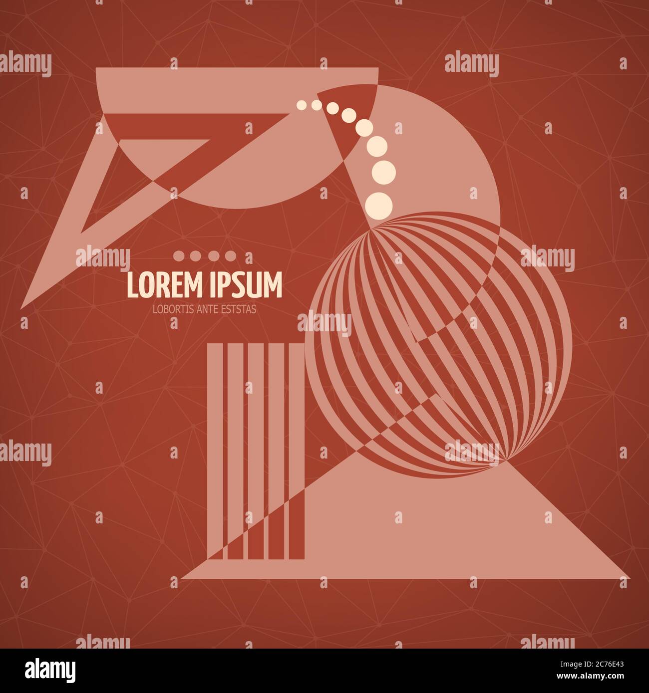 Abstract geometric modern asymmetric design Stock Vector Image & Art ...