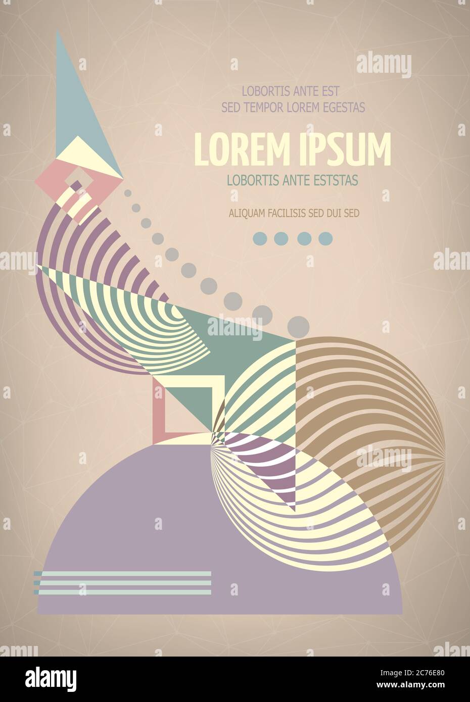 Abstract geometric modern asymmetric design Stock Vector Image & Art ...