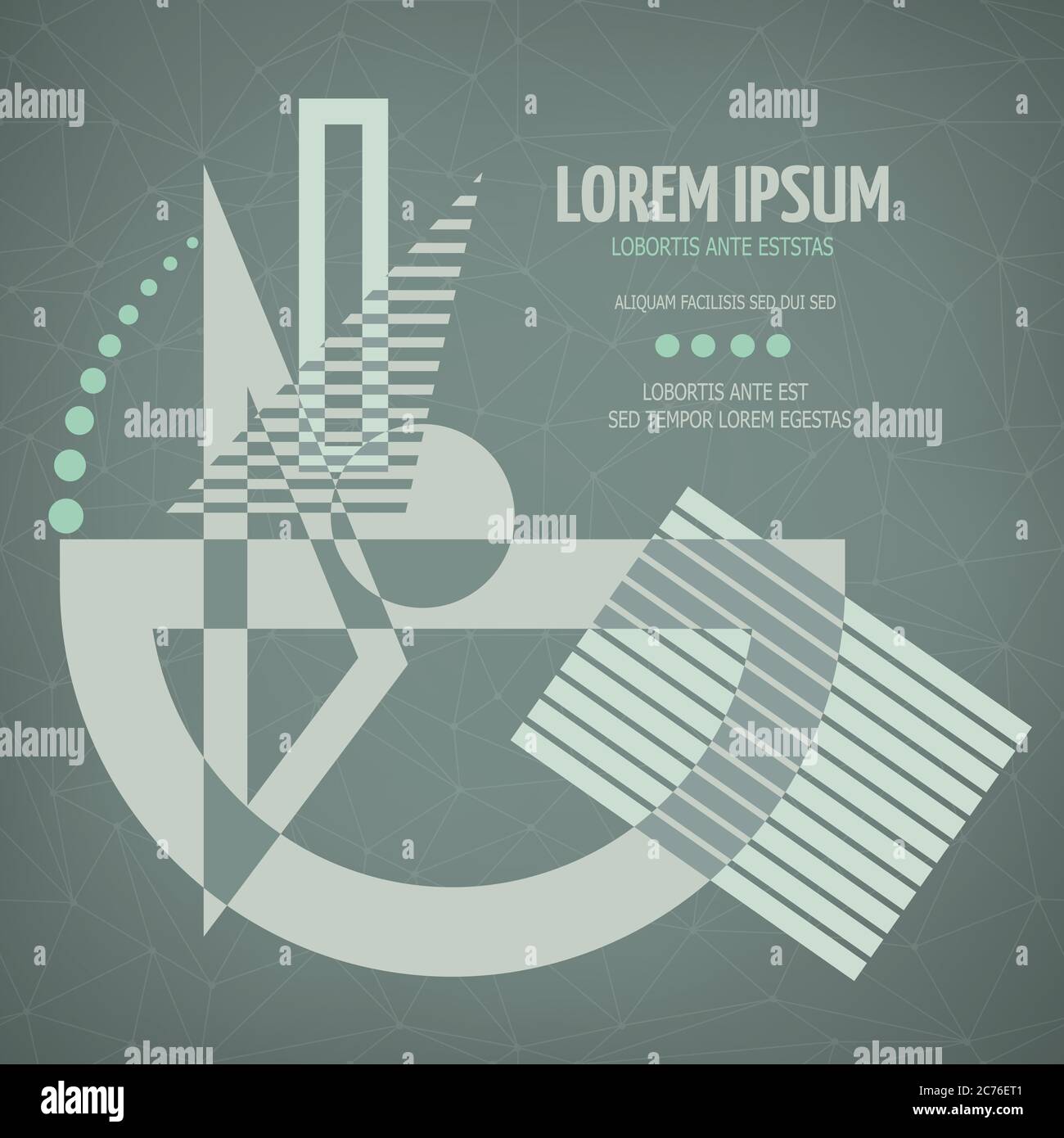 Abstract geometric modern asymmetric design Stock Vector Image & Art ...