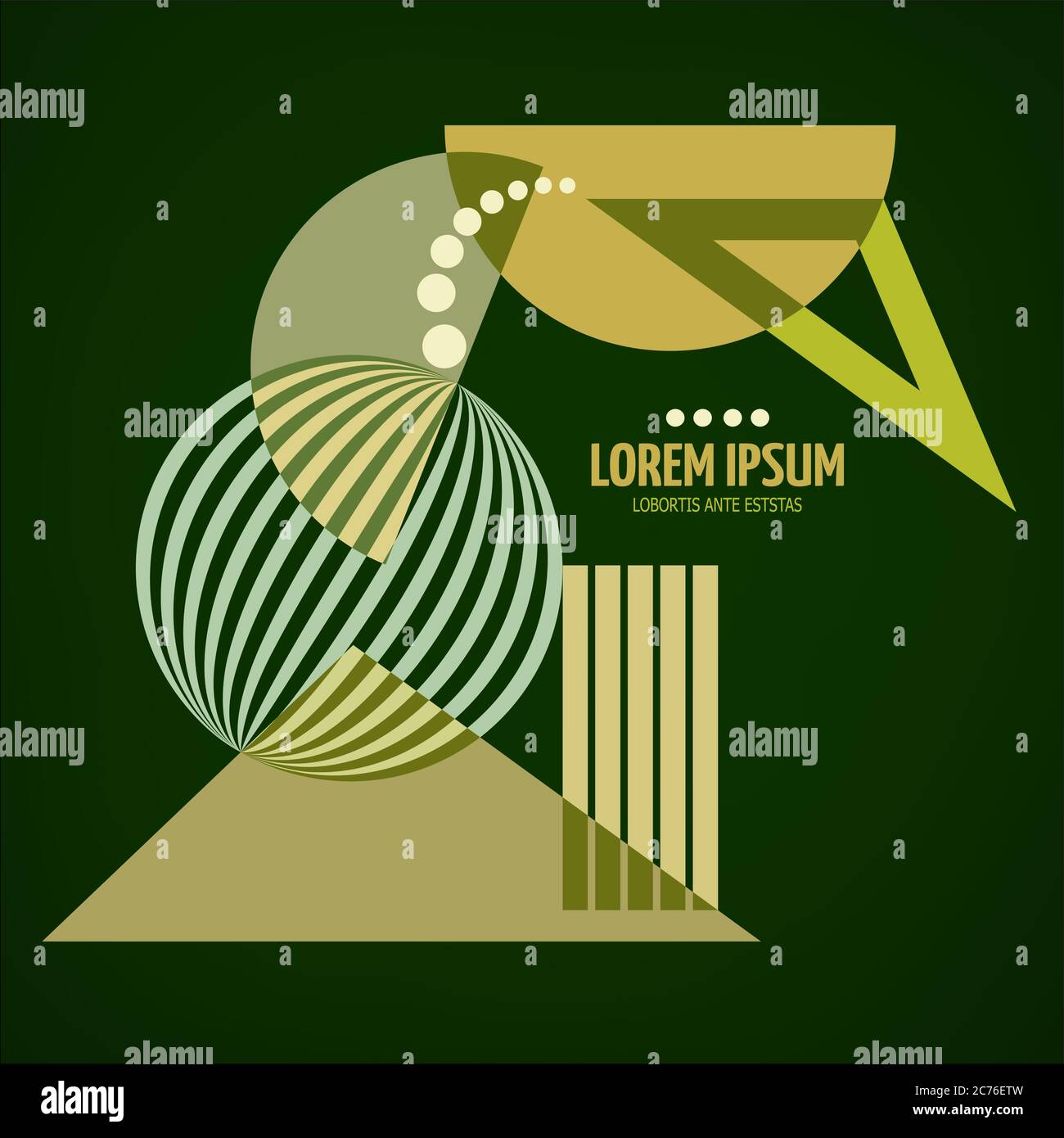 Abstract geometric modern asymmetric design Stock Vector Image & Art ...