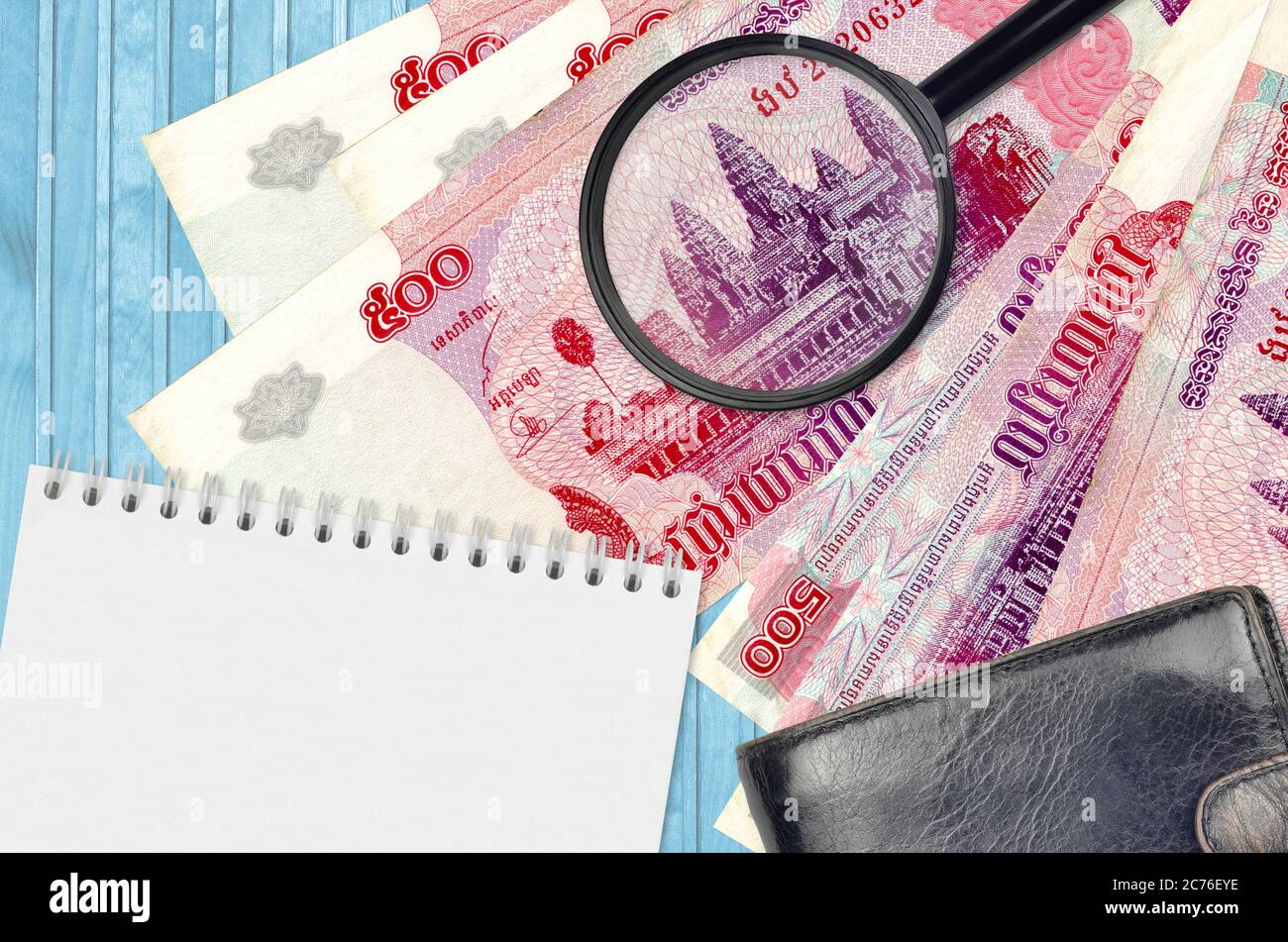 Cambodian money 500 riel currency hi-res stock photography and images ...