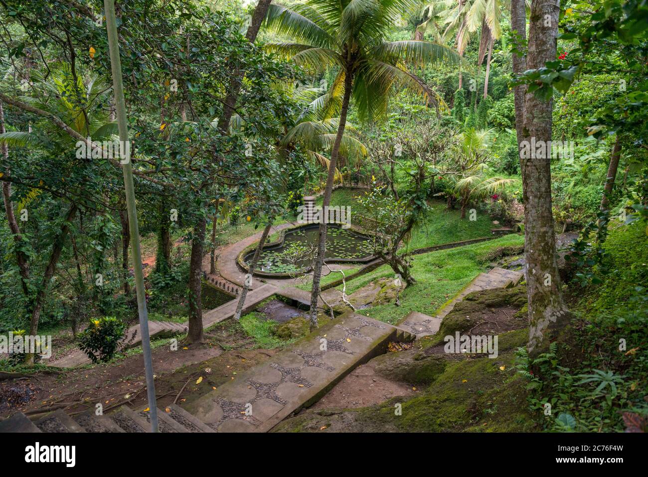 Park at Goa Gajah Stock Photo - Alamy