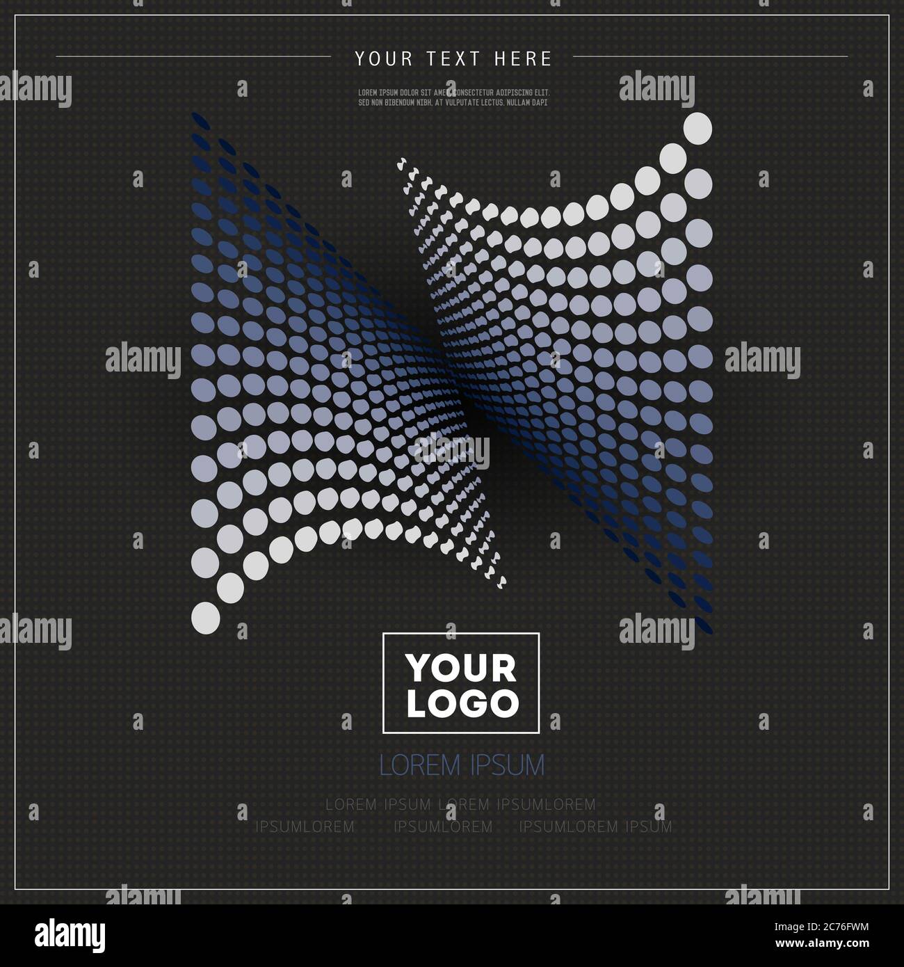 Distorted mirror effect Stock Vector Images - Alamy