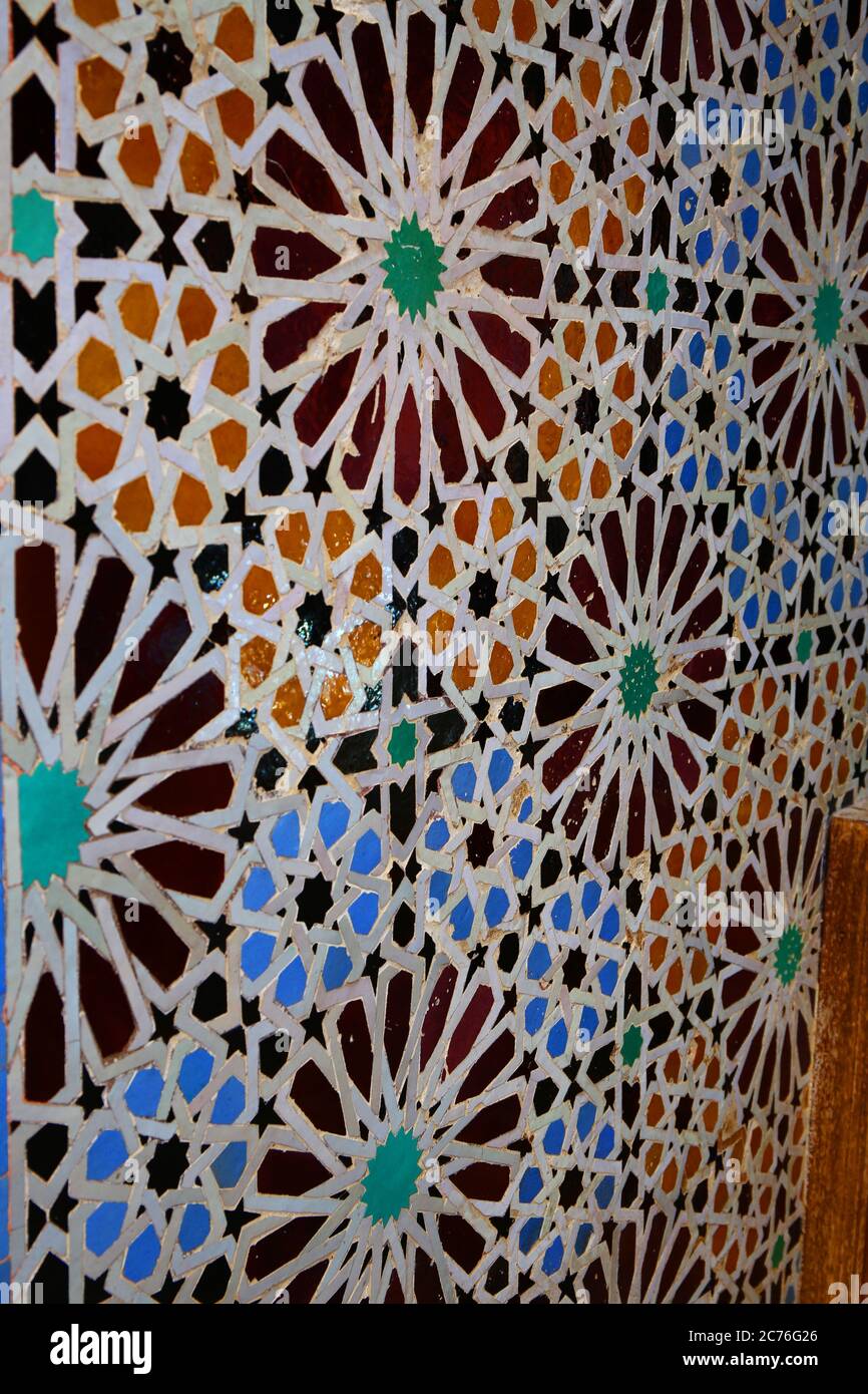Traditional Moroccan style tiles Stock Photo - Alamy
