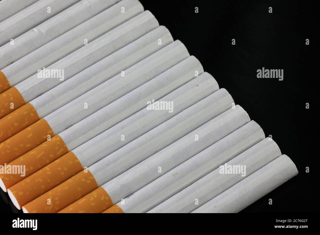 Mild Cigarettes In a row Stock Photo - Alamy