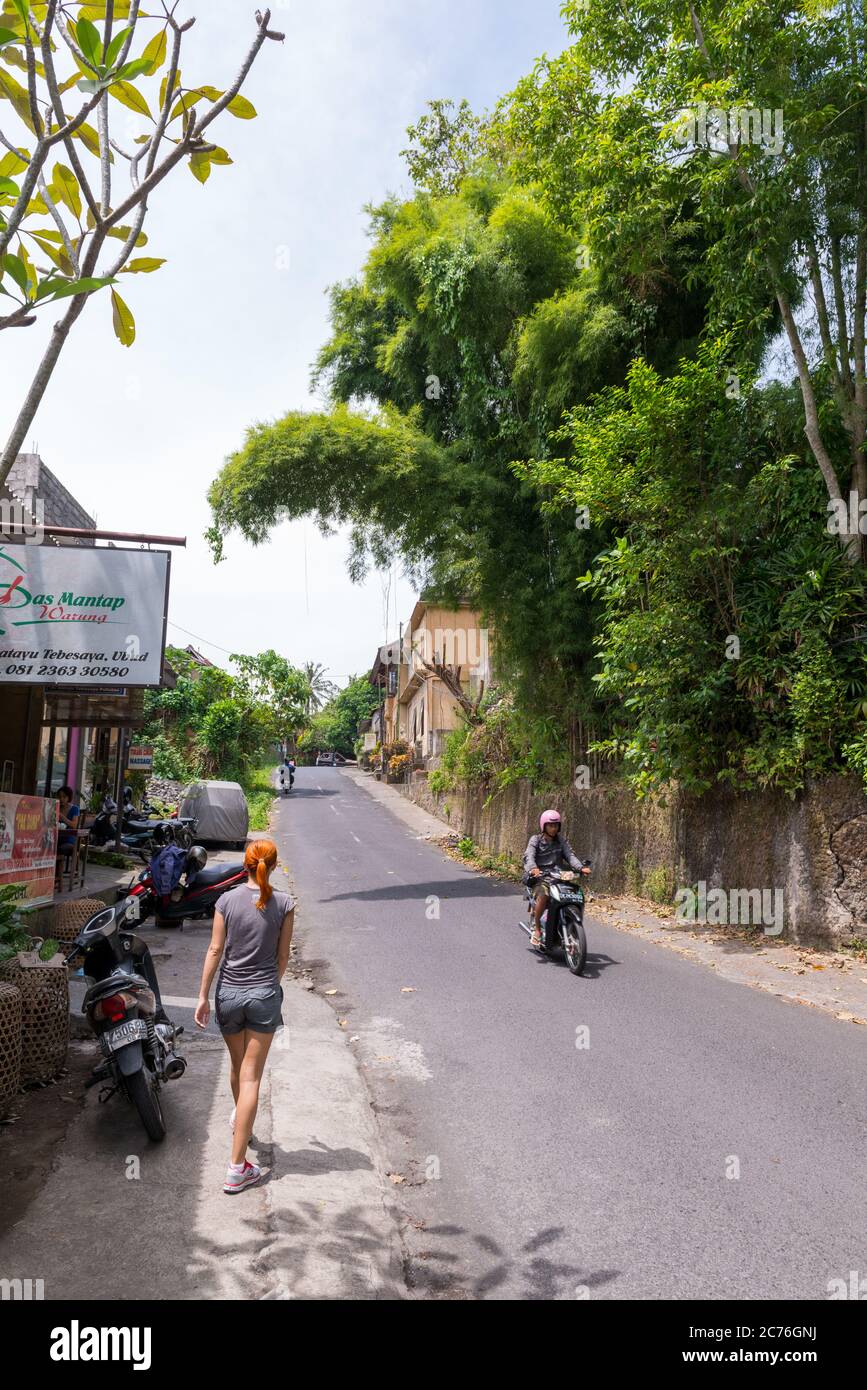 Streets of Ubud Stock Photo - Alamy