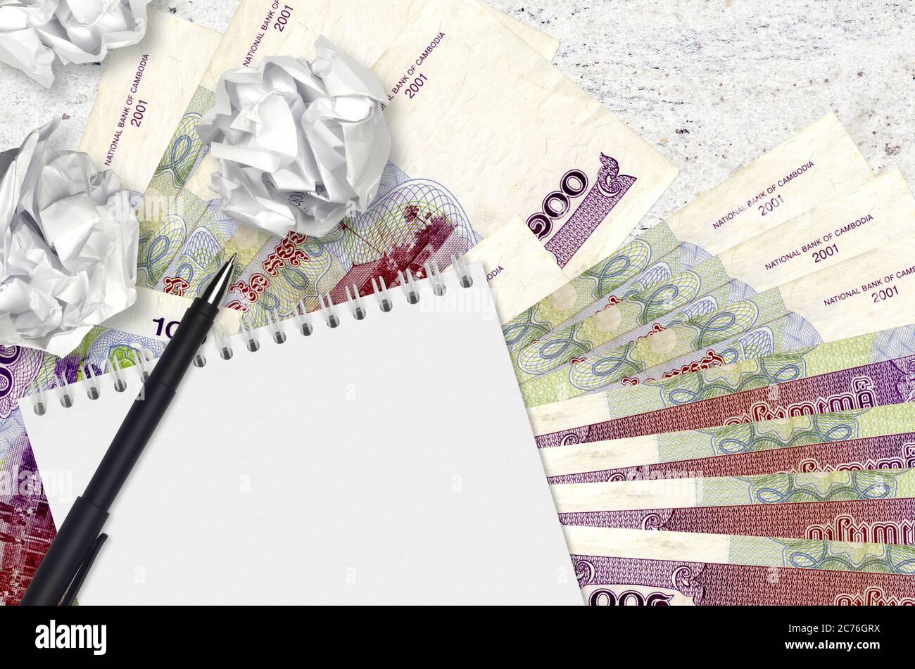 100 riel notes hi-res stock photography and images - Alamy
