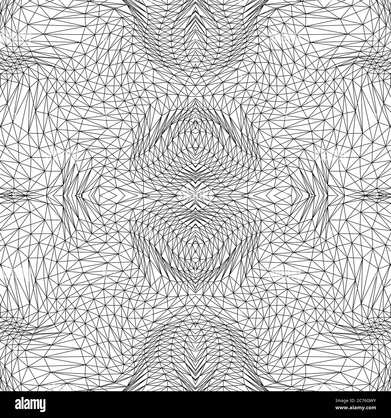 Geometric low poly linear seamless pattern Stock Vector Image & Art - Alamy