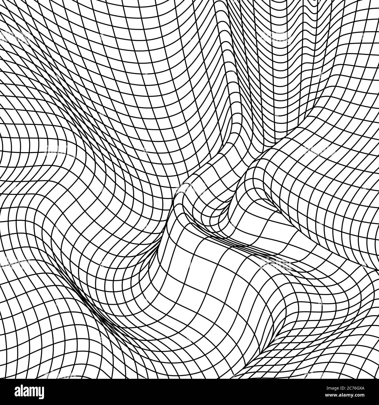 Vector abstract lines pattern. Waves background Stock Vector Image ...