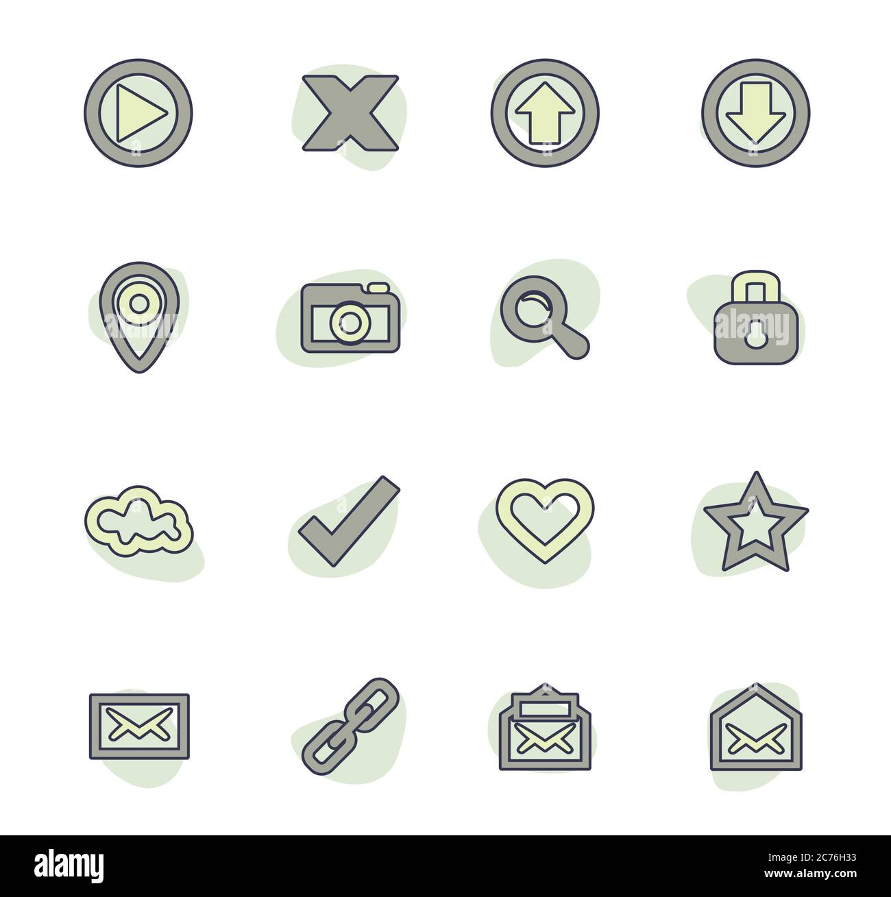 User Interface icons set Stock Vector Image & Art - Alamy