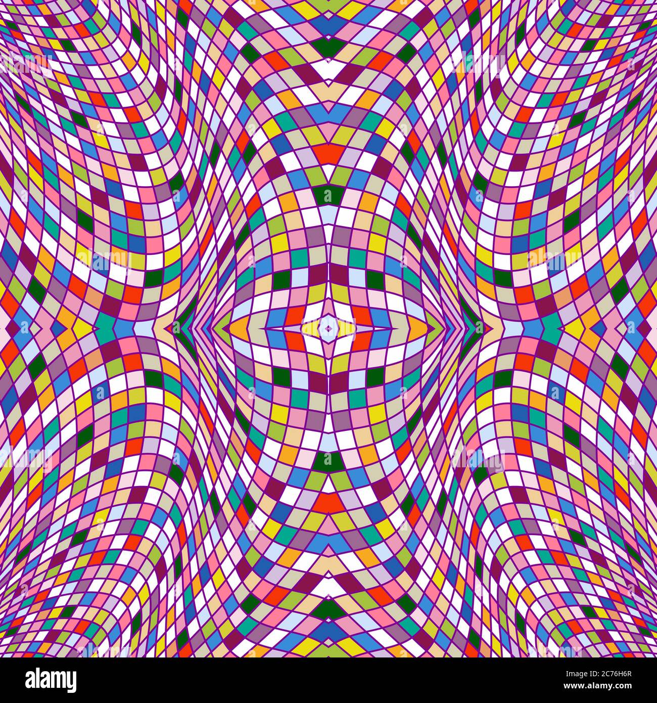 Vector Abstract Color Grid Pattern Stock Vector Image And Art Alamy
