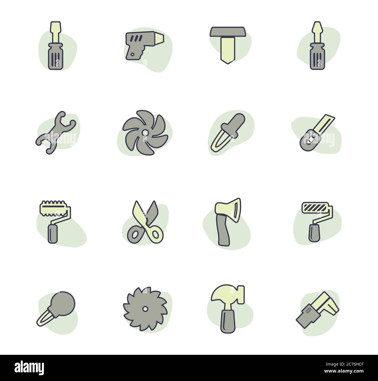 Work tools icons set Stock Vector Image & Art - Alamy