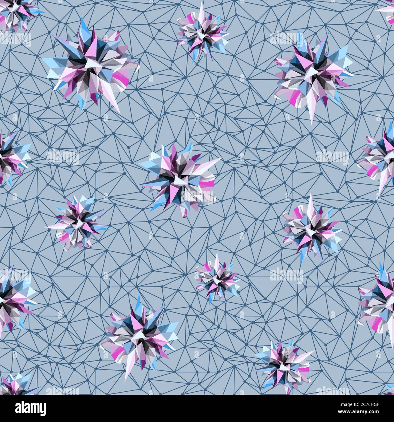 Abstract geometric triangle seamless pattern Stock Vector Image & Art ...