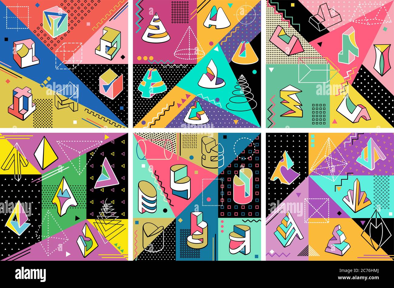 Abstract geometric backgrounds polygonal Cut Out Stock Images ...