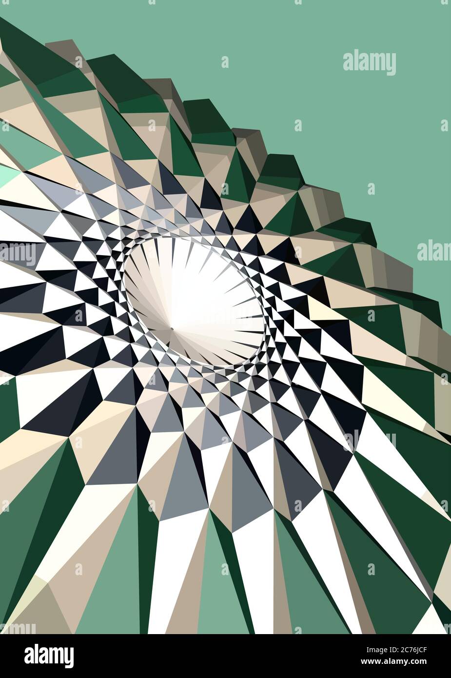 Abstract geometric optical illusion figure Stock Vector Image & Art - Alamy