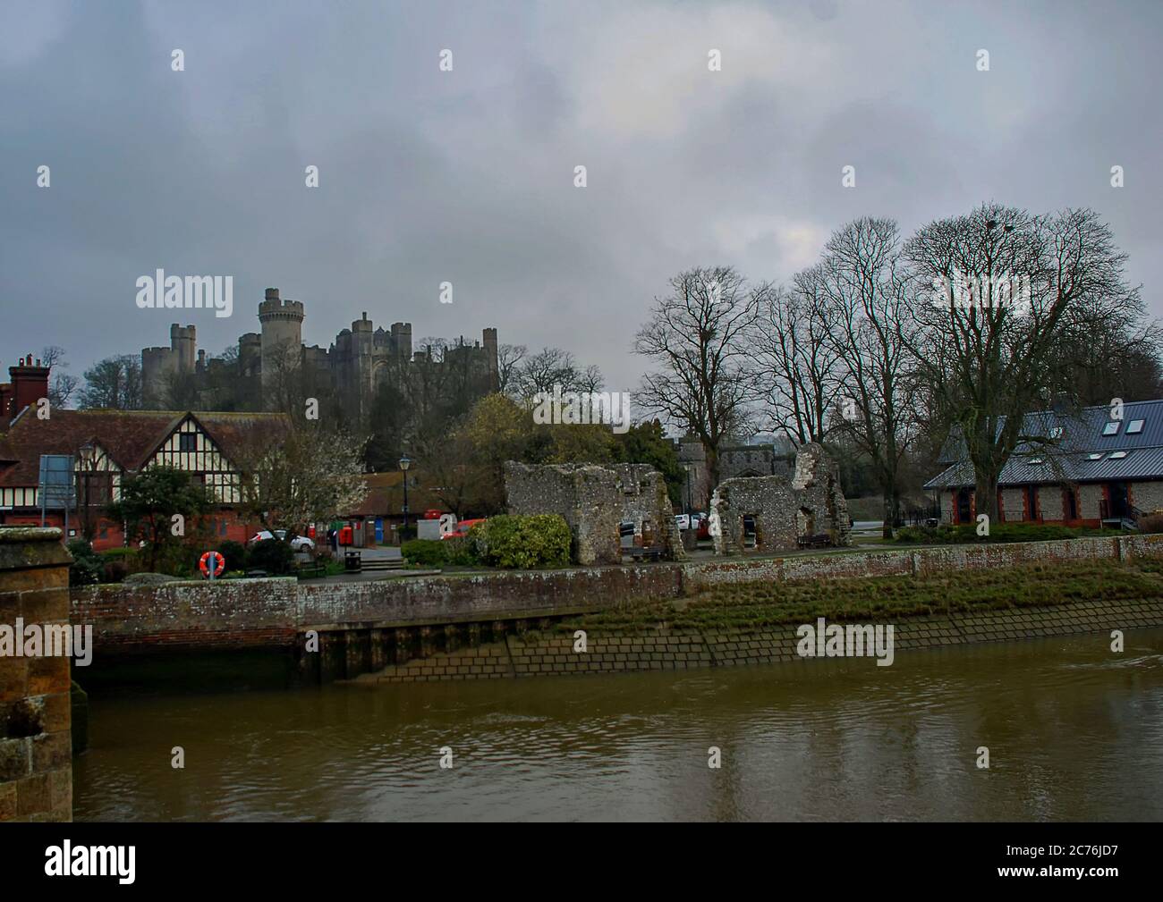 Castle wall overlooking countryside hi-res stock photography and images ...