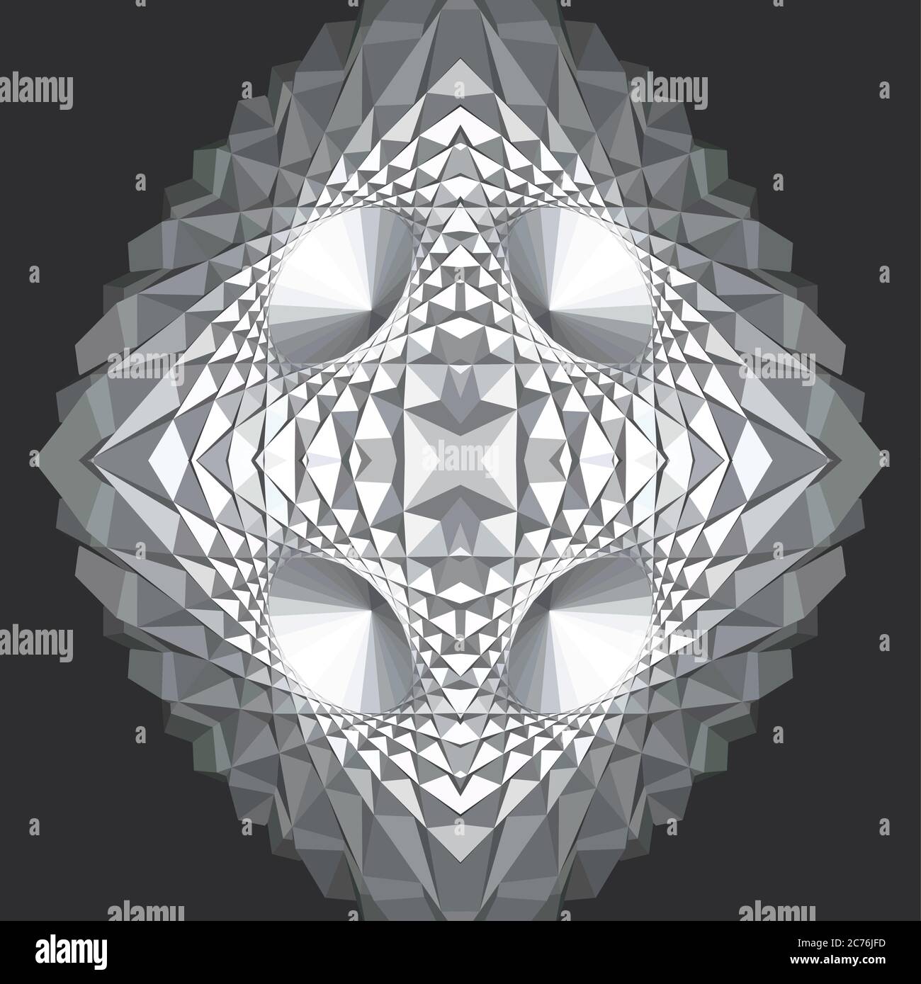 Abstract geometric optical illusion figure Stock Vector Image & Art - Alamy