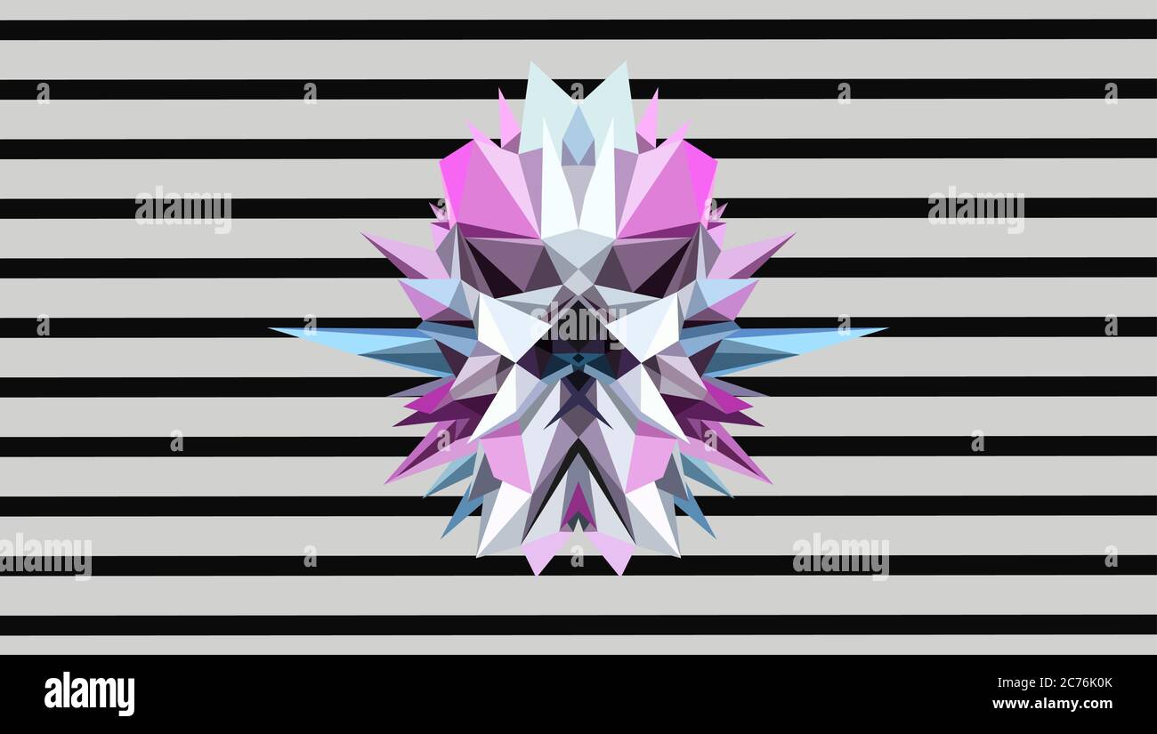 Abstract geometric asymmetric form design Stock Vector Image & Art - Alamy