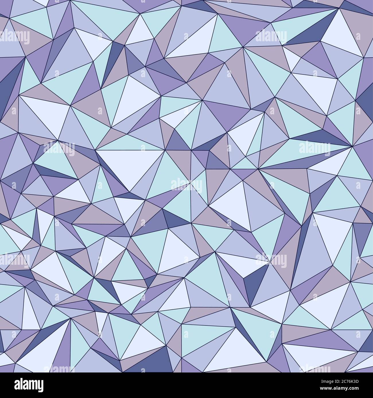 Geometric low poly triangle seamless pattern Stock Vector Image & Art ...