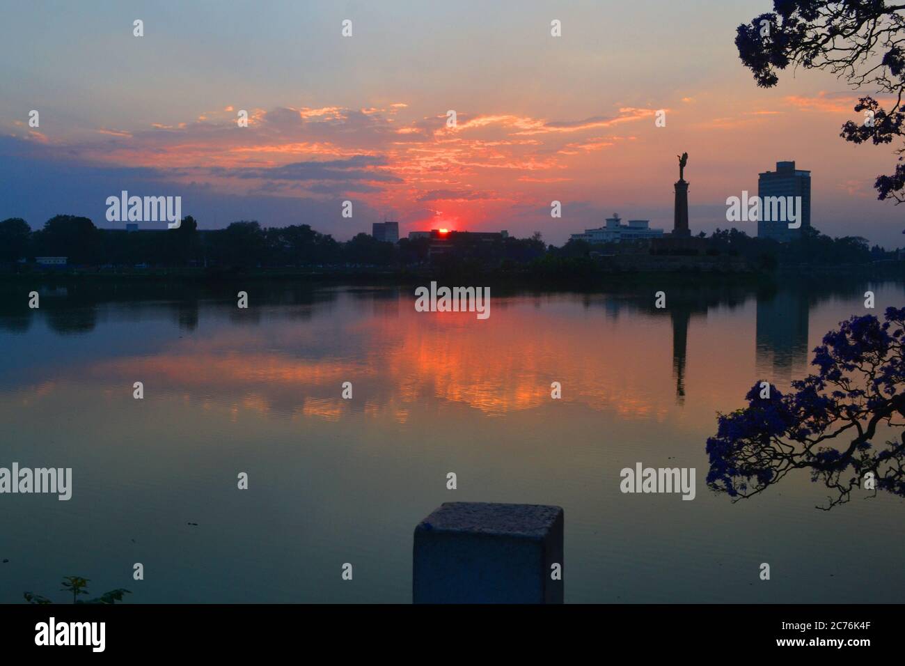 Beautiful sunset in Antananarivo, Madagascar Stock Photo - Alamy
