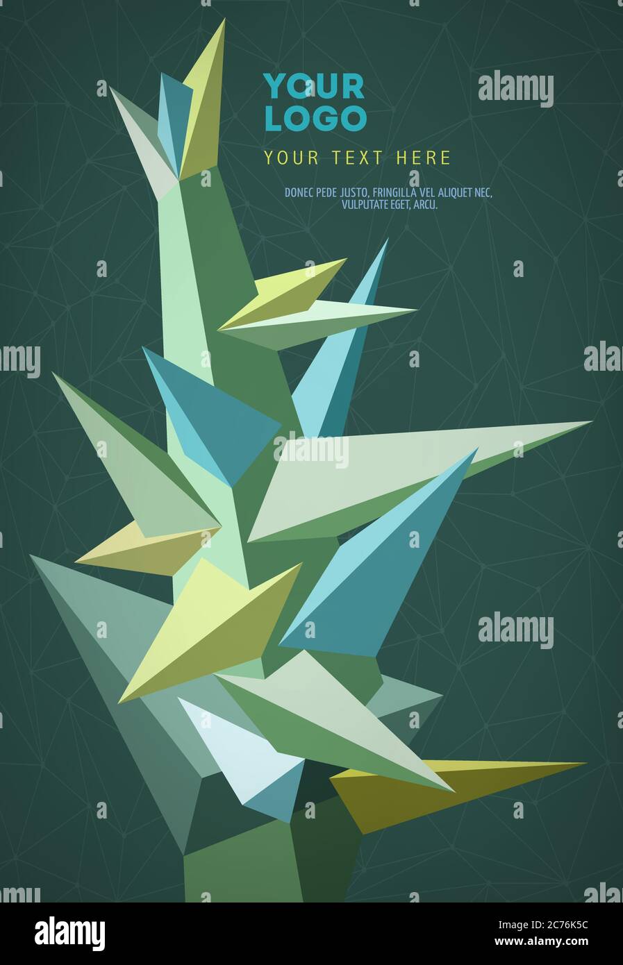 Abstract geometric modern asymmetric form design Stock Vector Image ...