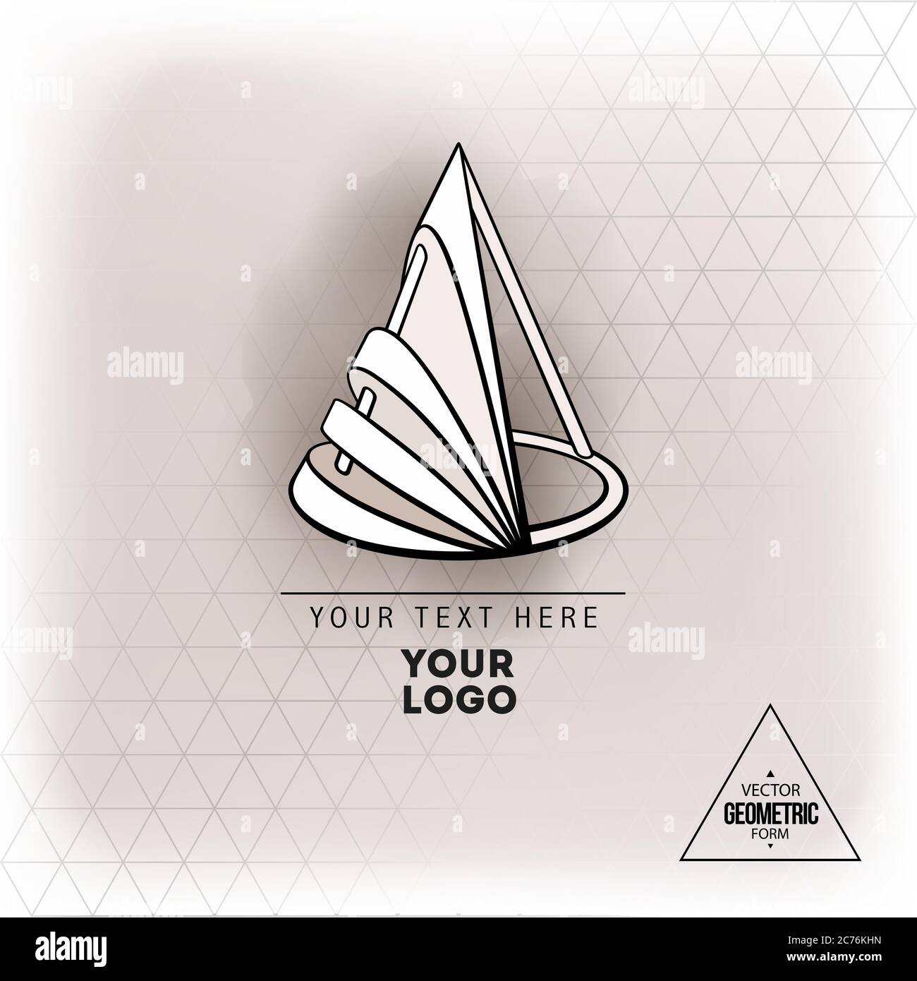 Vector geometric figure cone logo design Stock Vector Image & Art - Alamy Vector geometric figure cone logo design Stock Vector Image & Art - Alamy