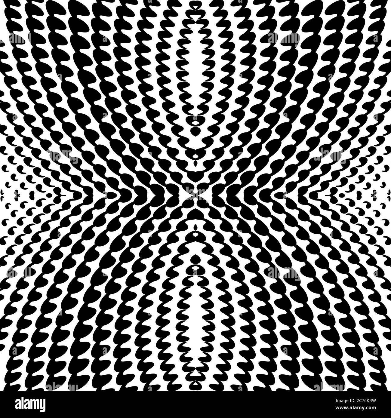 Vector geometric background with distortion effect Stock Vector Image ...