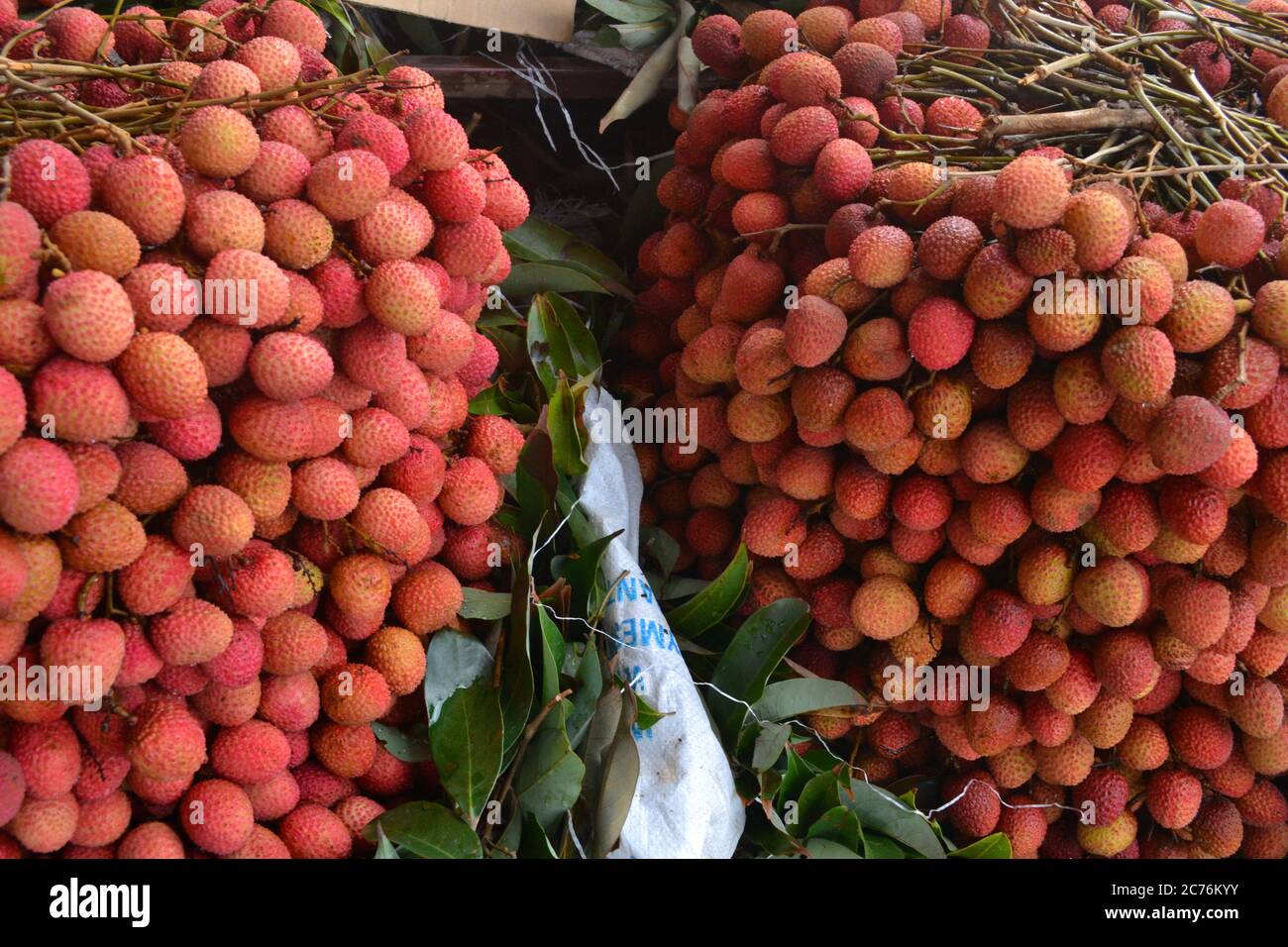 Lychee fruits, Mauritius Stock Photo - Alamy