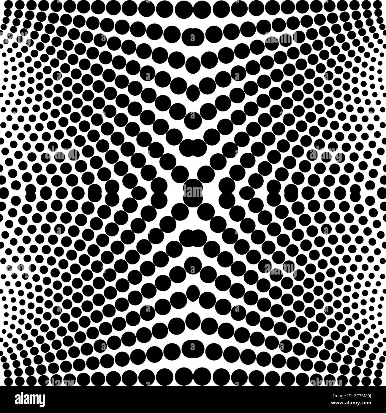 Vector geometric background with distortion effect Stock Vector Image ...