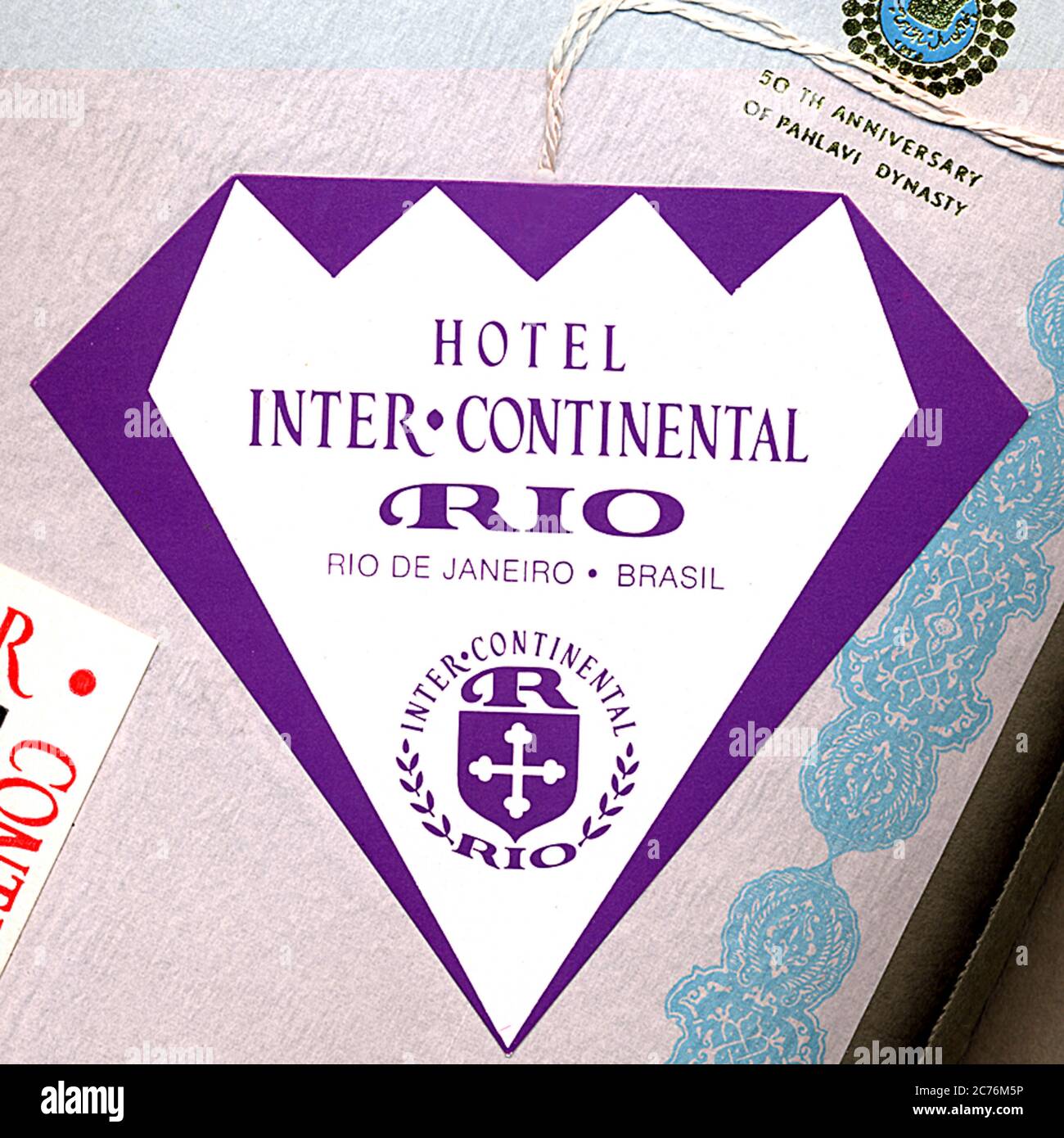 Retro Travel Decal Stock Photo - Alamy