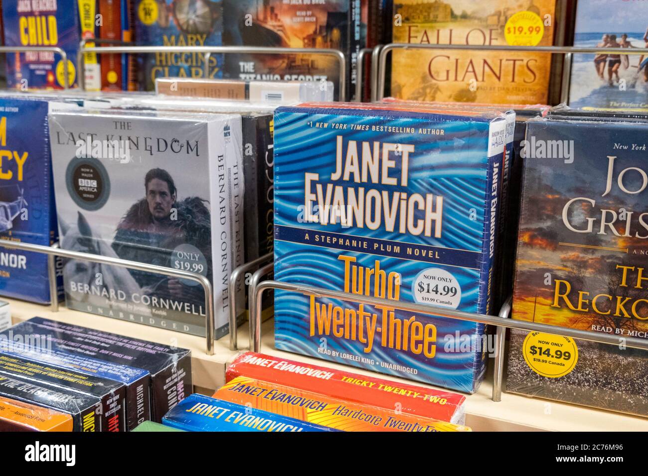 Barnes & Noble Booksellers Audio Book Display, NYC, USA Stock Photo - Alamy
