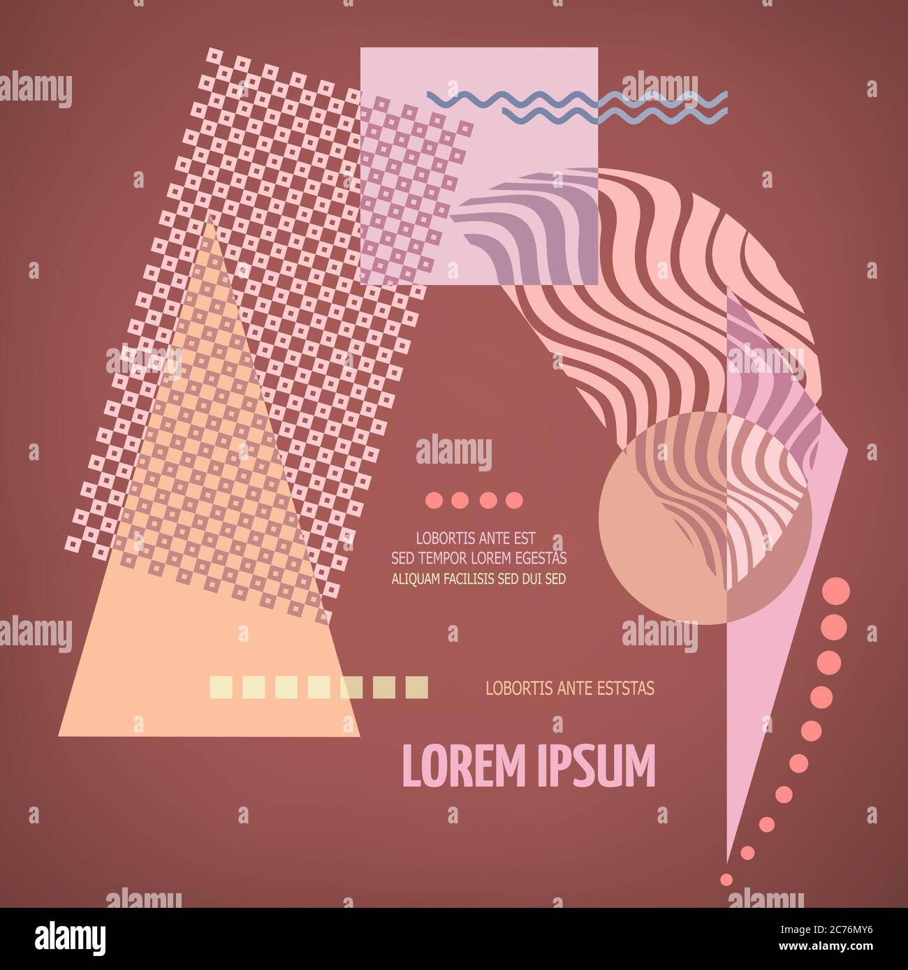 Abstract geometric modern asymmetric design Stock Vector Image & Art ...