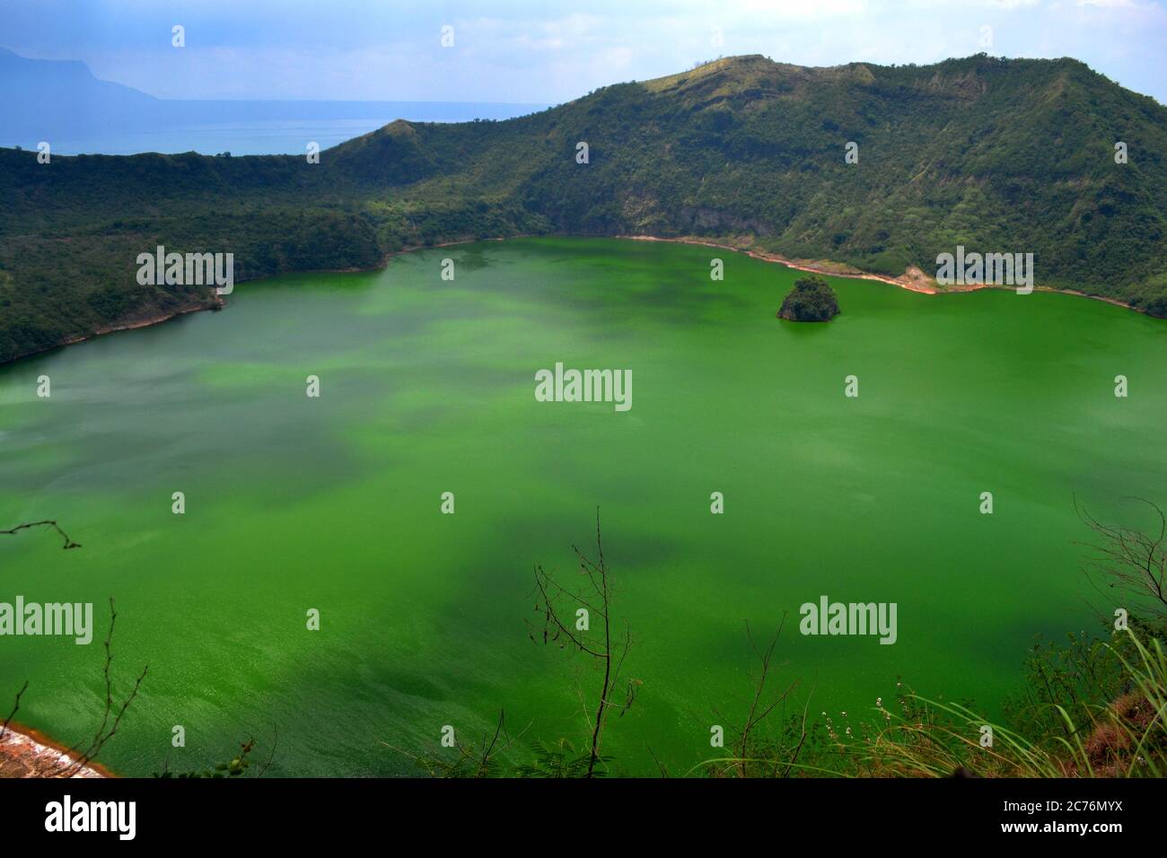 Taal lake volcano, Philippines Stock Photo - Alamy